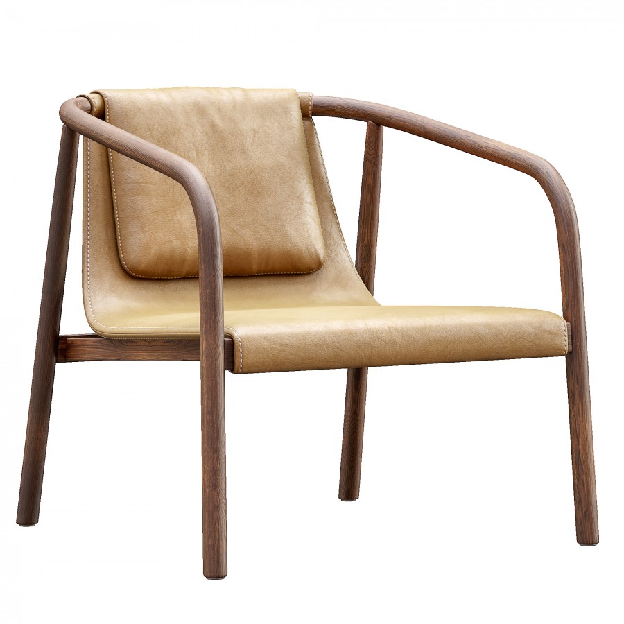Bernhardt Oslo Lounge Chair - 3D Model for Corona
