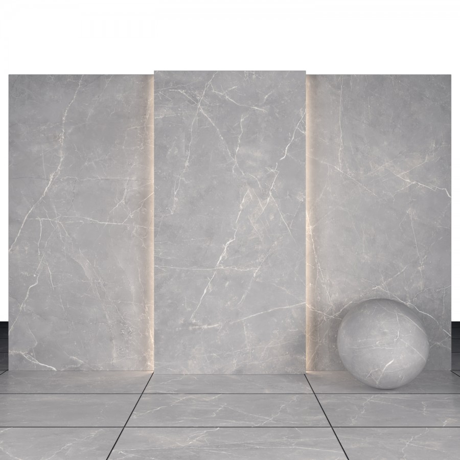 Sterlina Gray Marble 02 - 3D Model for VRay