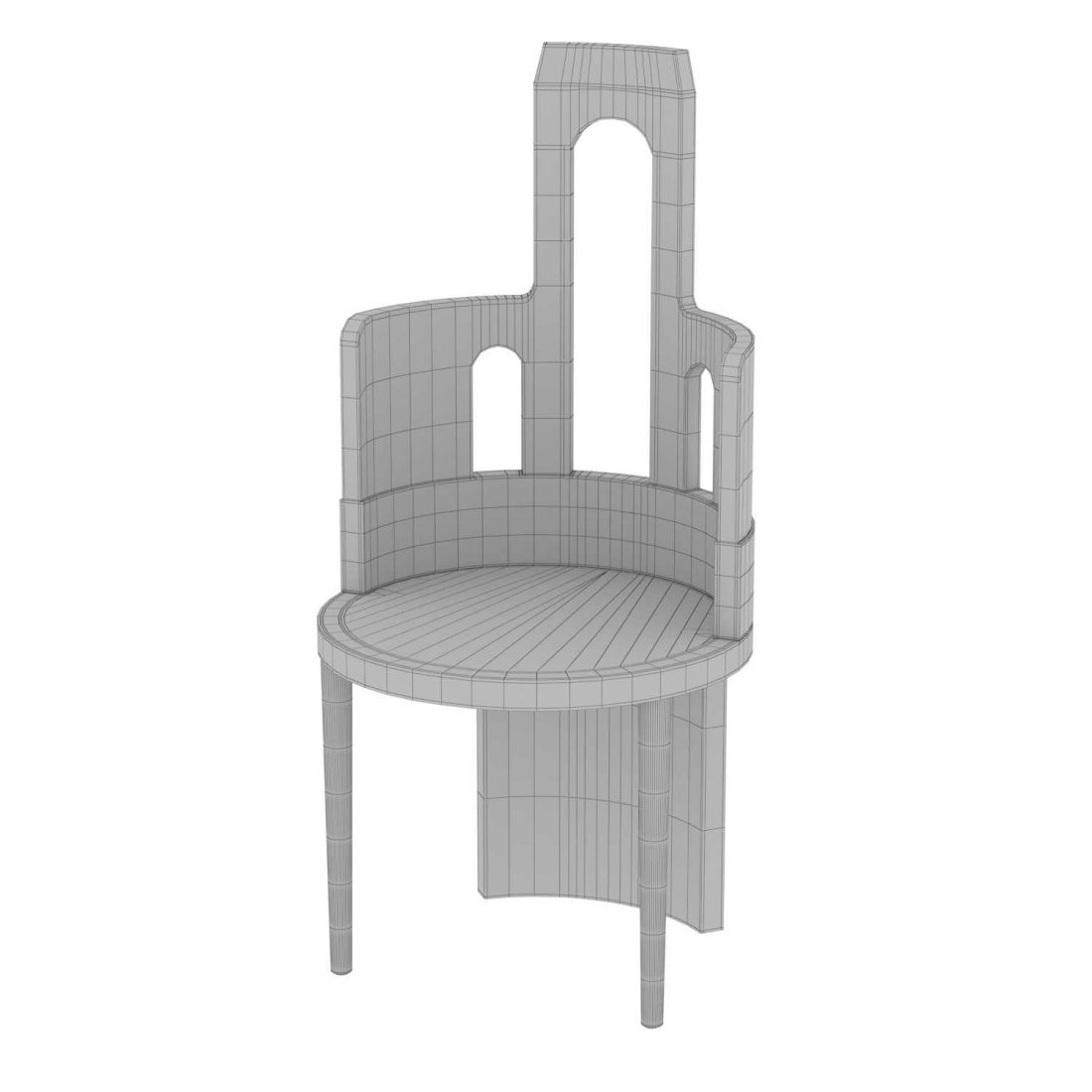 Kooku Wild Sculptural Chair 02 3D Model for Corona | CGMood
