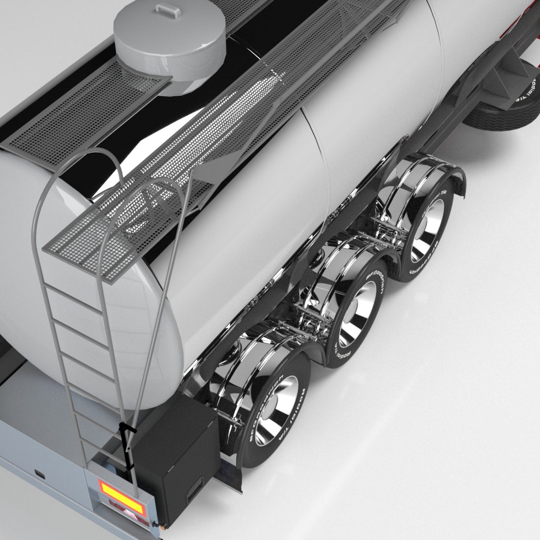 Gasoline Fuel Tanker - 3D Model for Corona