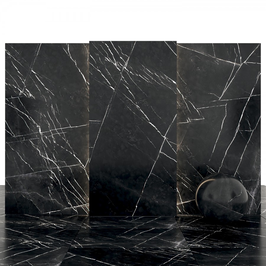 Black Marble 06 - 3D Model for VRay