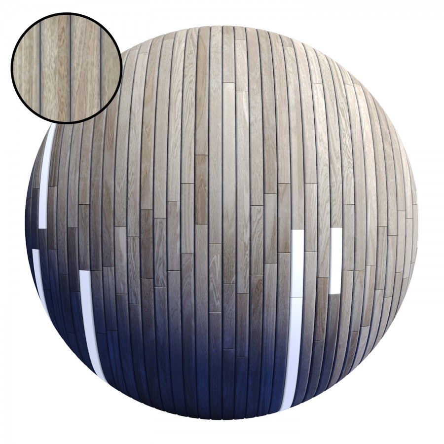 Striped Wood + Light Panels H / Pbr 4k / 2 Mats - 3D Model for FStorm ...