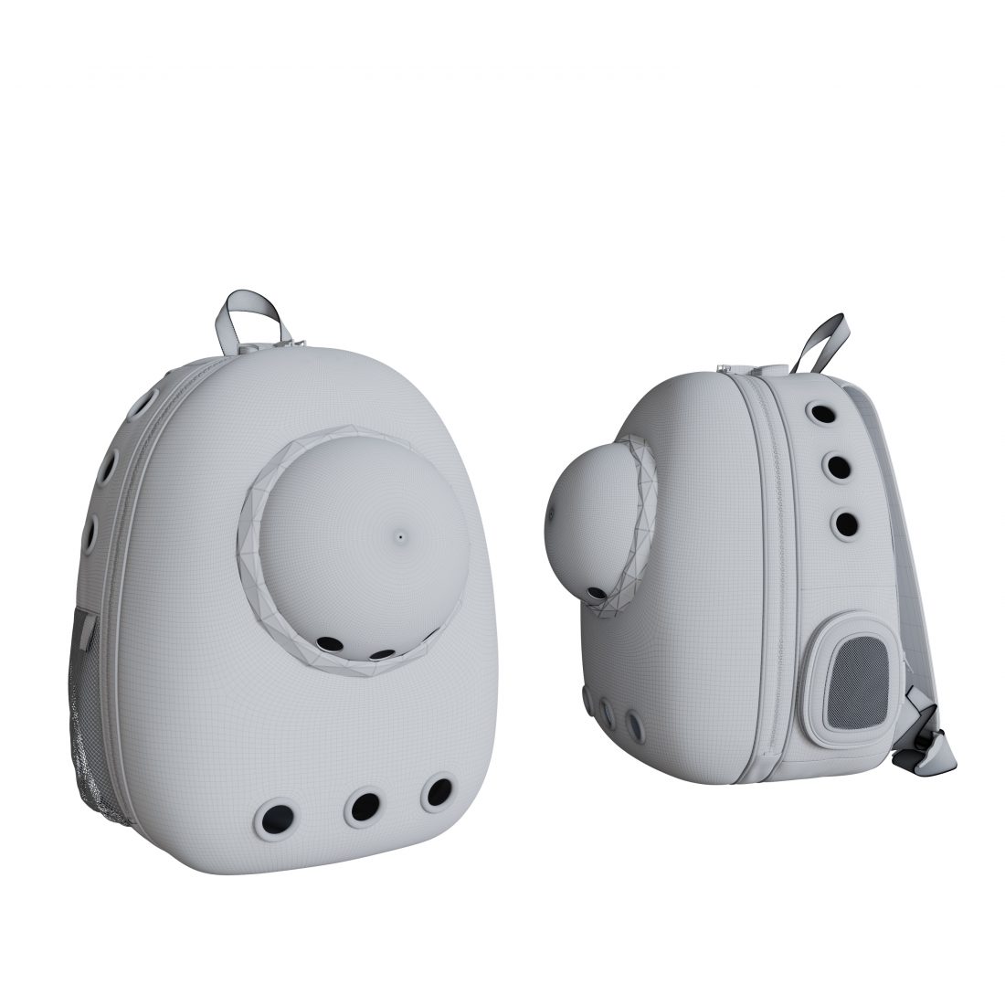 Cat Backpack With Combination Lock - 3D Model for Corona