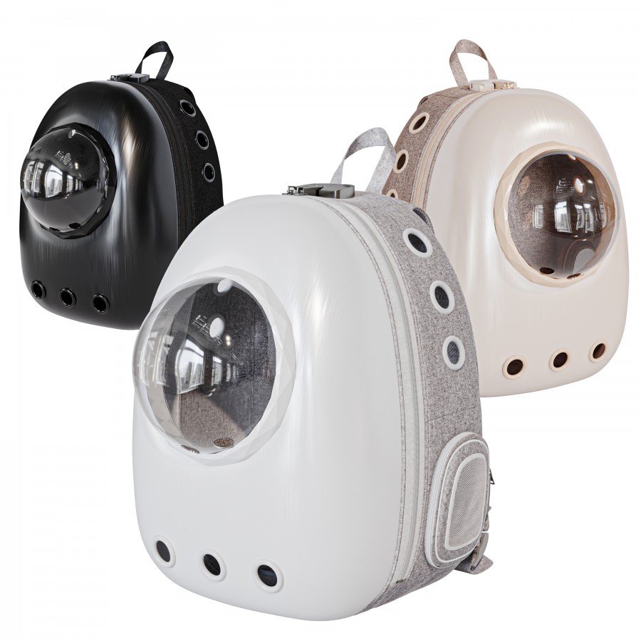 Cat Backpack With Combination Lock - 3D Model for Corona