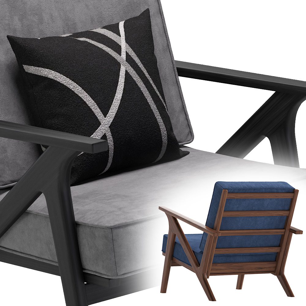 Lanston Armchair 3D Model for Corona | CGMood