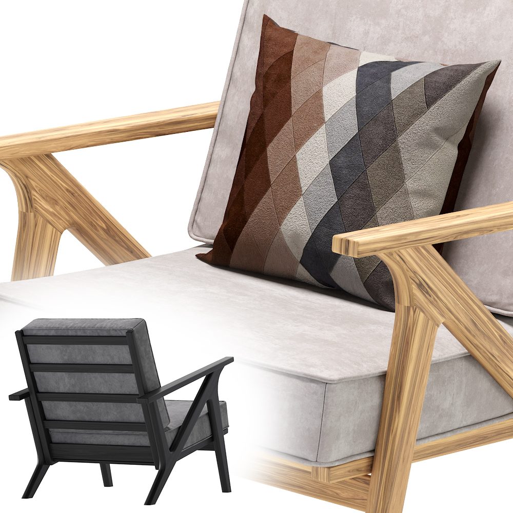 Lanston Armchair 3D Model for Corona | CGMood