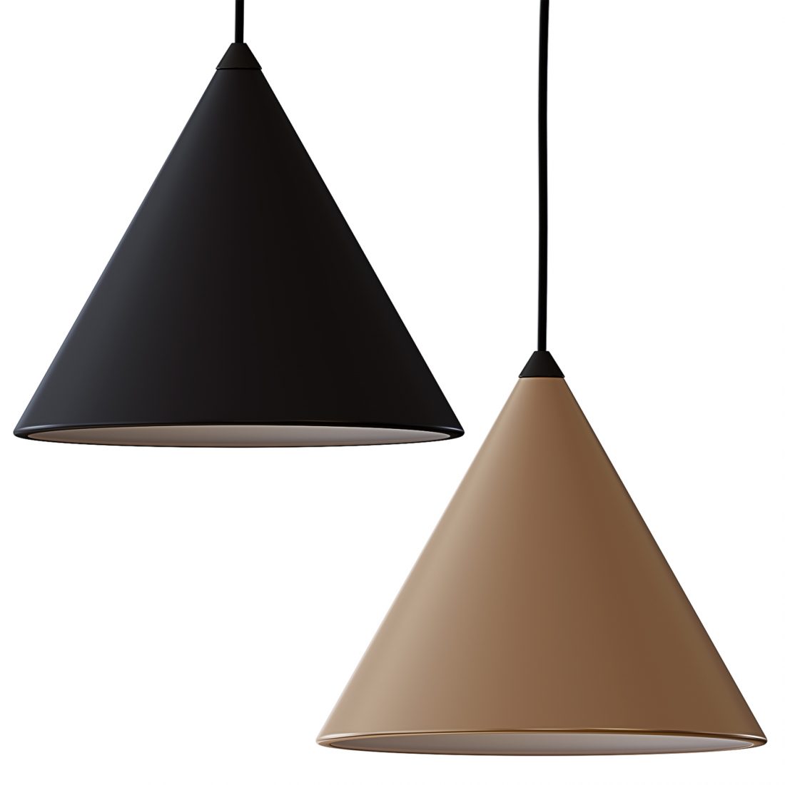 Moke Cone Ceiling Light 3D Model for VRay, Corona | CGMood