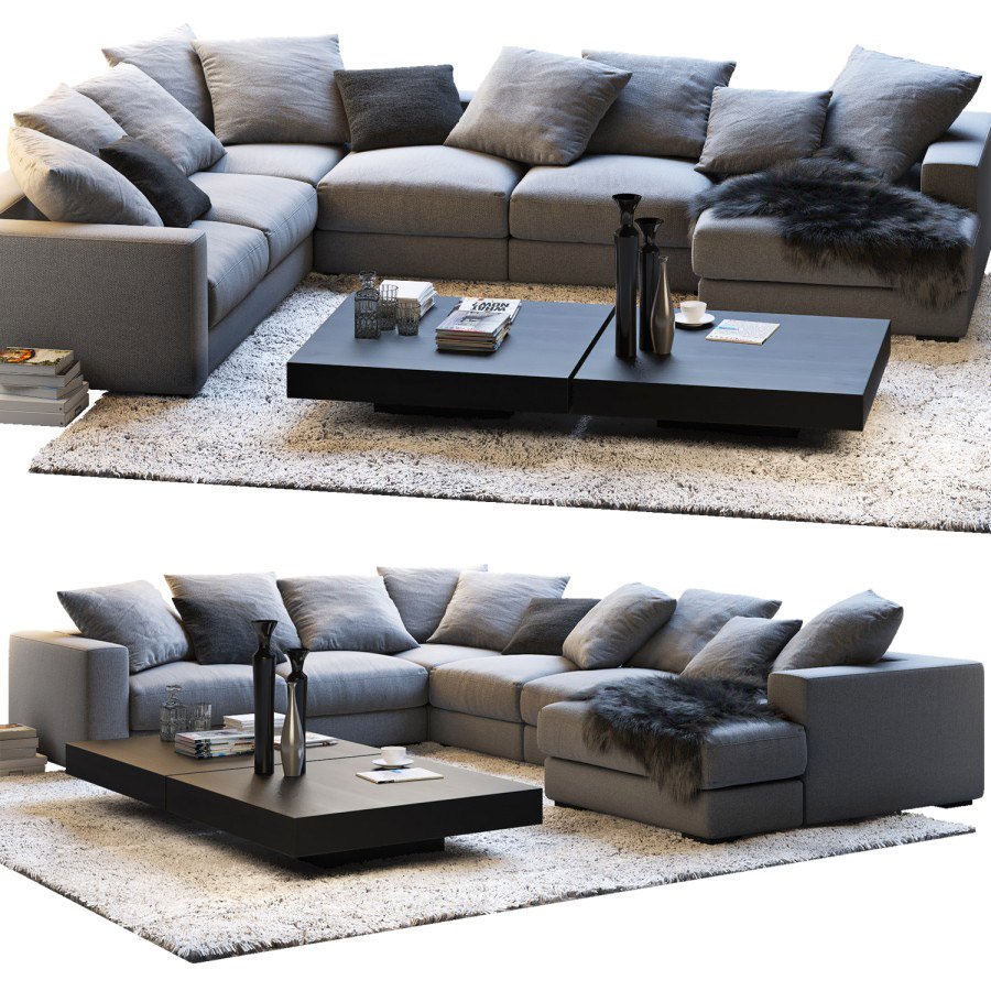 Boconcept Cenova 3 - 3D Model for VRay
