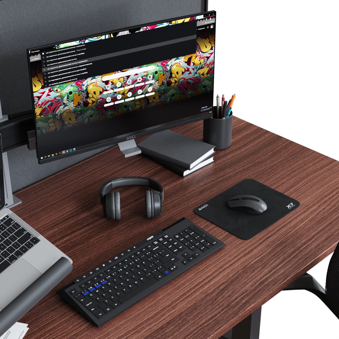 Steelcase - Standing Workstation - 3D Model for VRay, Corona
