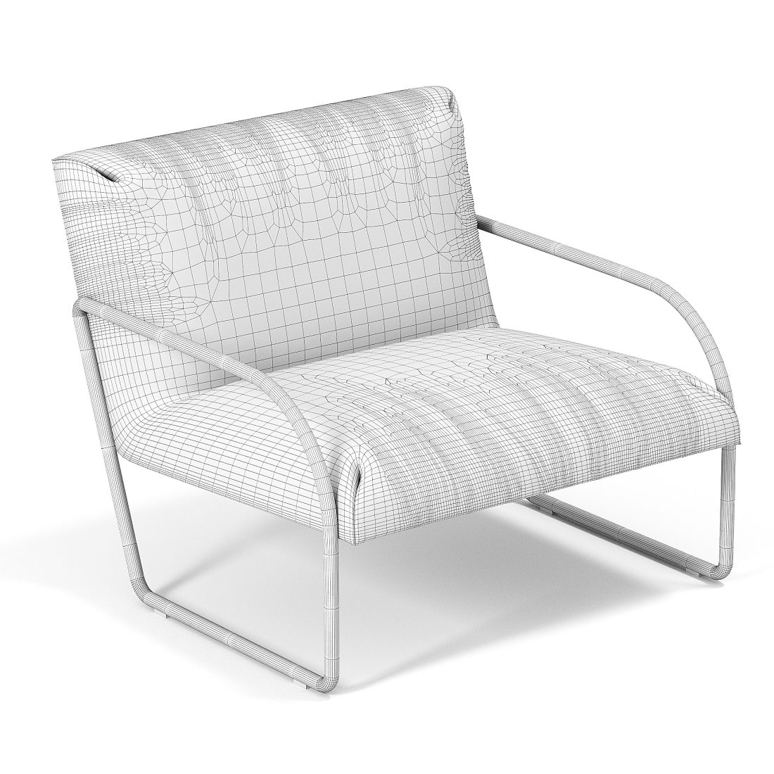 Arcos Lounge Chair - 3D Model for Corona
