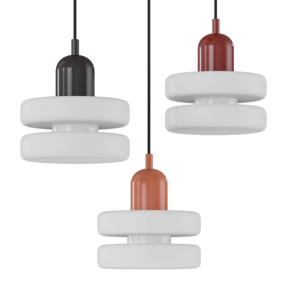 Double Puck Pendant | Hanging Lamp 3D Model for Corona | CGMood