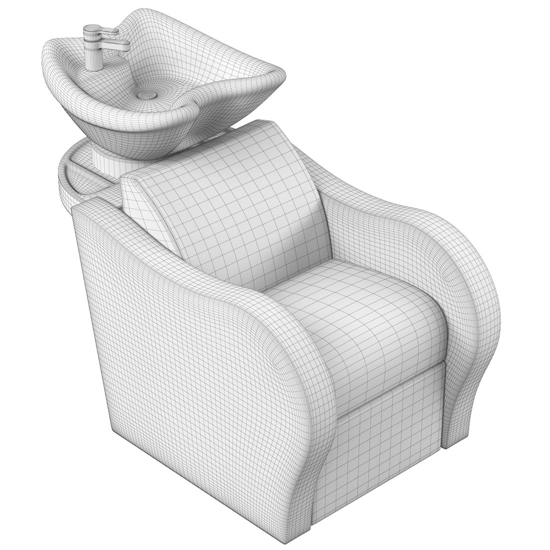 Luxury Shampoo Unit - 3D Model for VRay, Corona