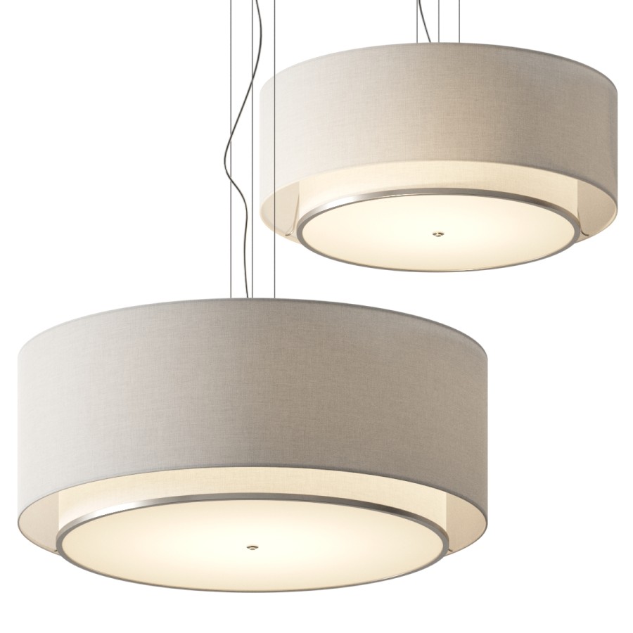 Afx Dayton Color Select Pendant Lamps - 3D Model for VRay, Corona