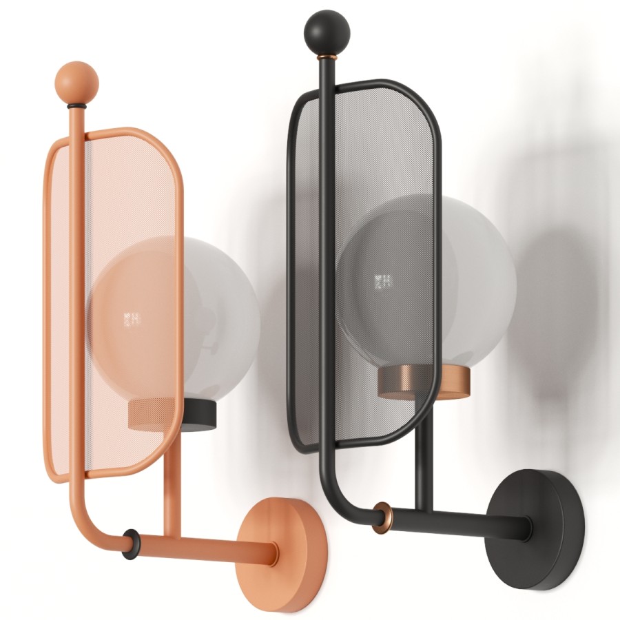 Masiero Papilio Wall Sconce 3D Model for VRay, Corona | CGMood