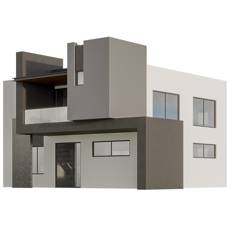 Modern House 2022-17 - 3D Model for Corona