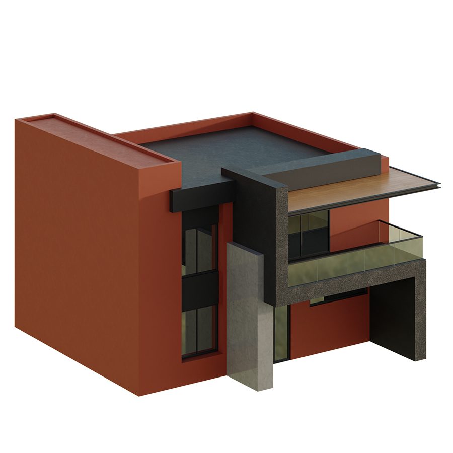 Modern House 2022 18 - 3D Model for Corona