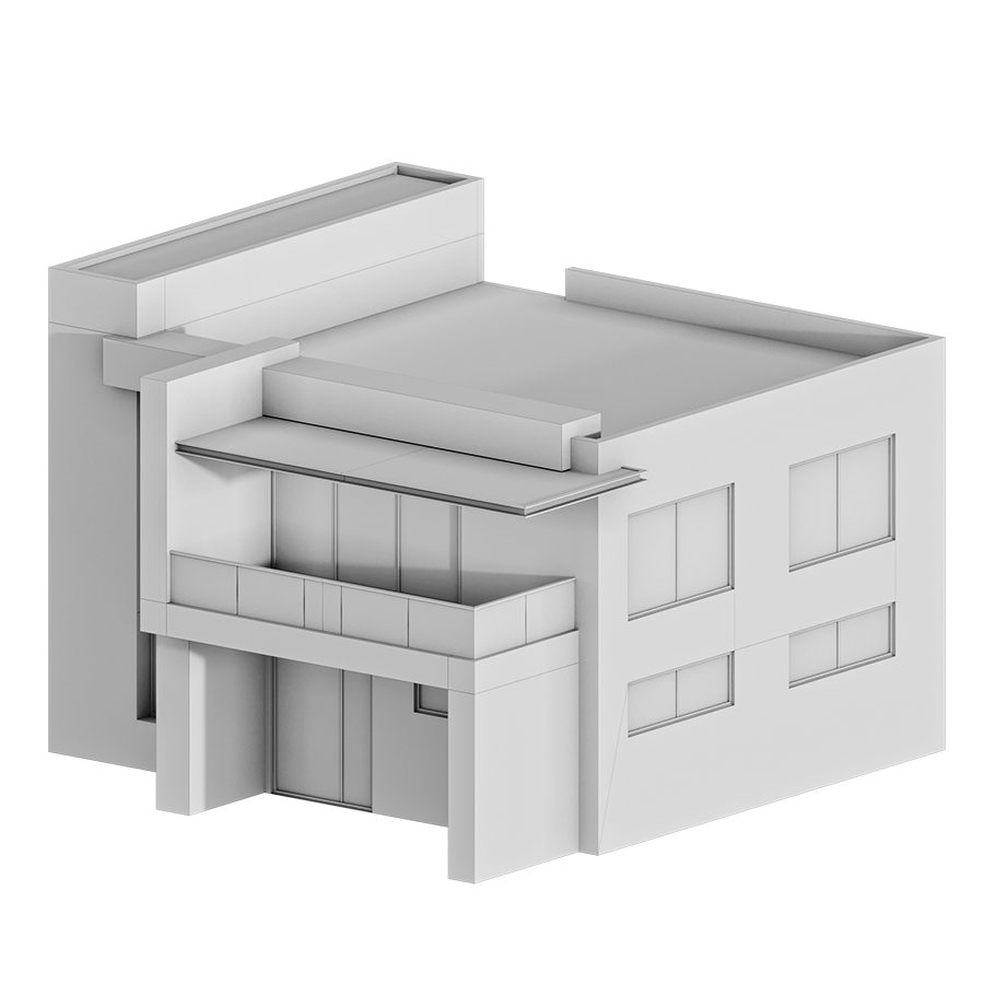 Modern House 2022 18 - 3D Model for Corona