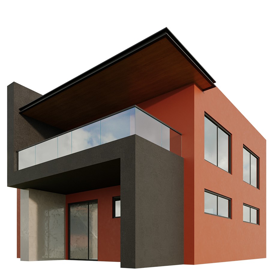 Modern House 2022 18 - 3D Model for Corona