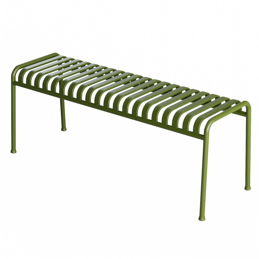 Palissade Bench Olive 3D Model | CGMood