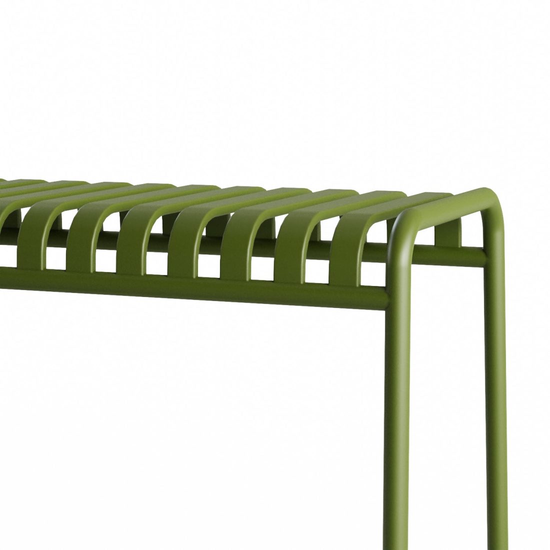 Palissade Bench Olive 3D Model | CGMood