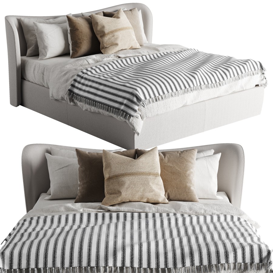 Pianca Embrace Bed 3D Model for Corona | CGMood