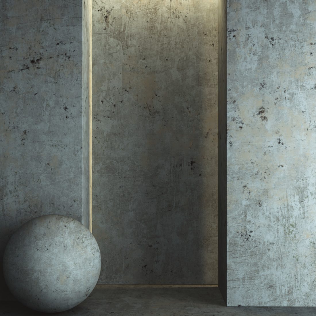 Collection Concrete 02 - 3D Model for VRay