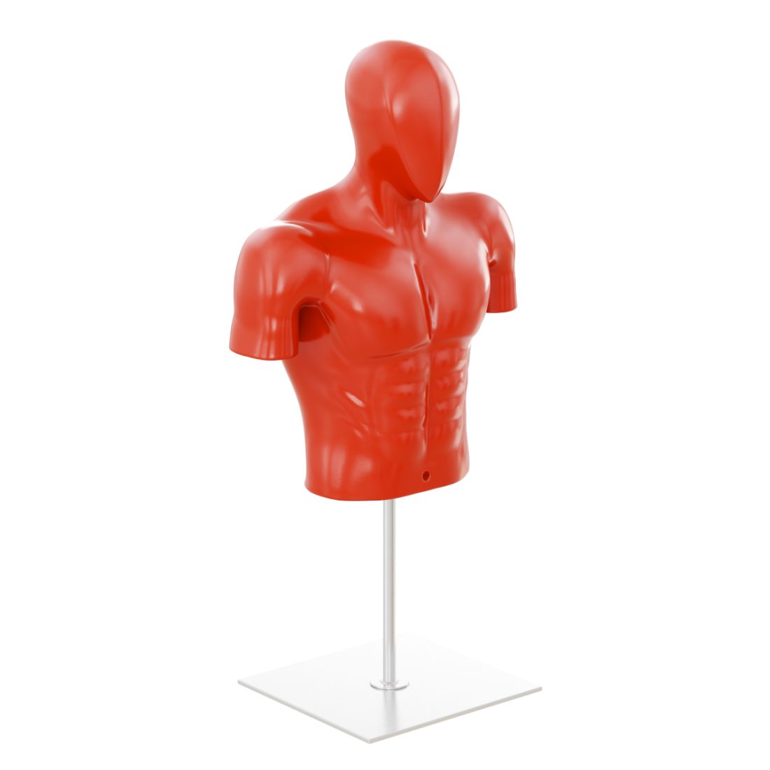 Sports Mannequin Torso 168 - 3D Model for VRay