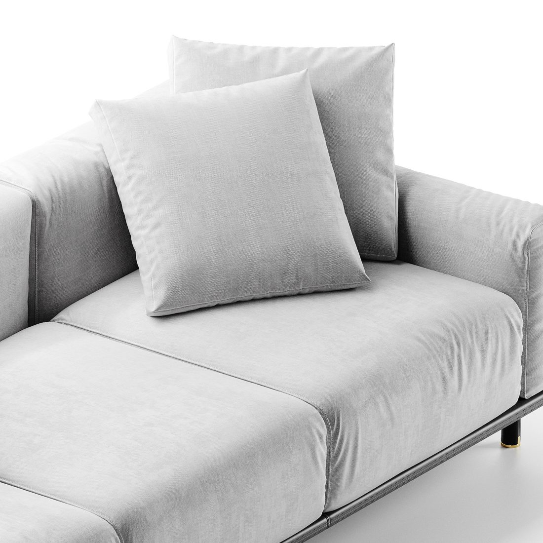 Meridiani Timothy Sofa White 3D Model for Corona | CGMood