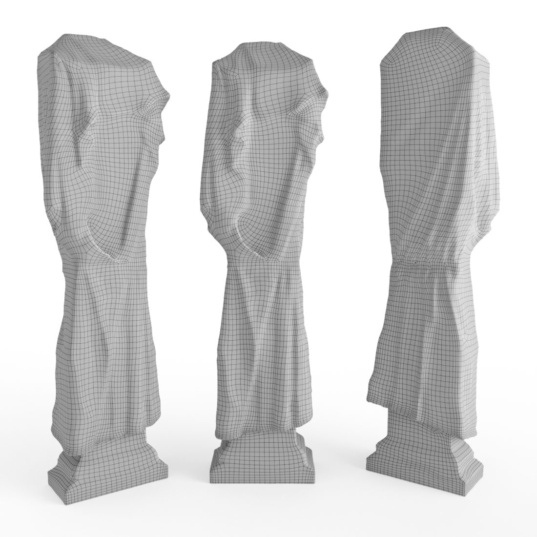 Minimal Torso Pedestal 3D Model for VRay, Corona | CGMood