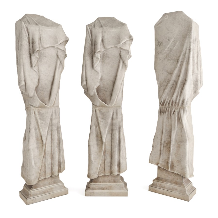 Minimal Torso Pedestal 3D Model for VRay, Corona | CGMood