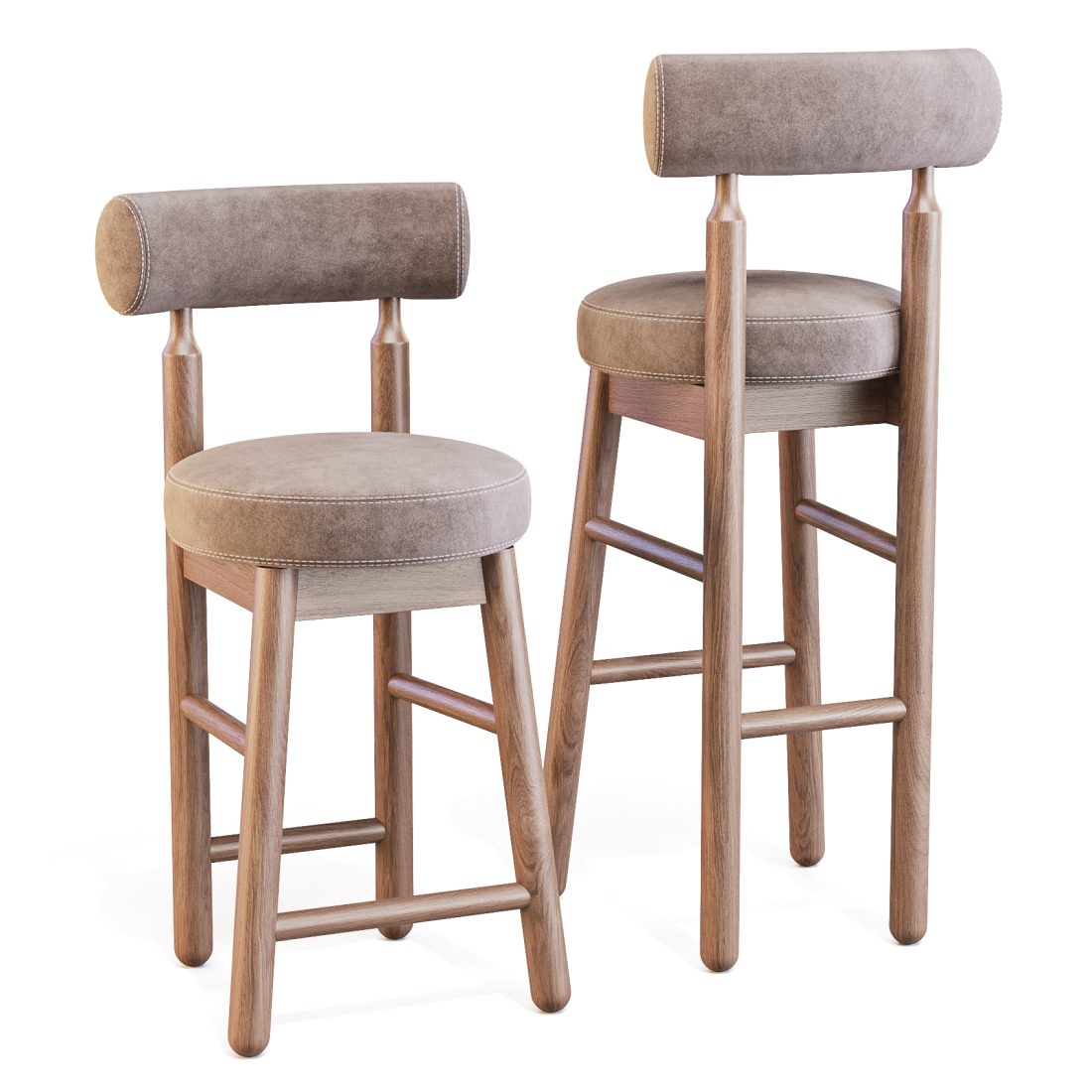 Lulu And Georgia: Ross - Bar And Counter Stool 3D Model for Corona | CGMood