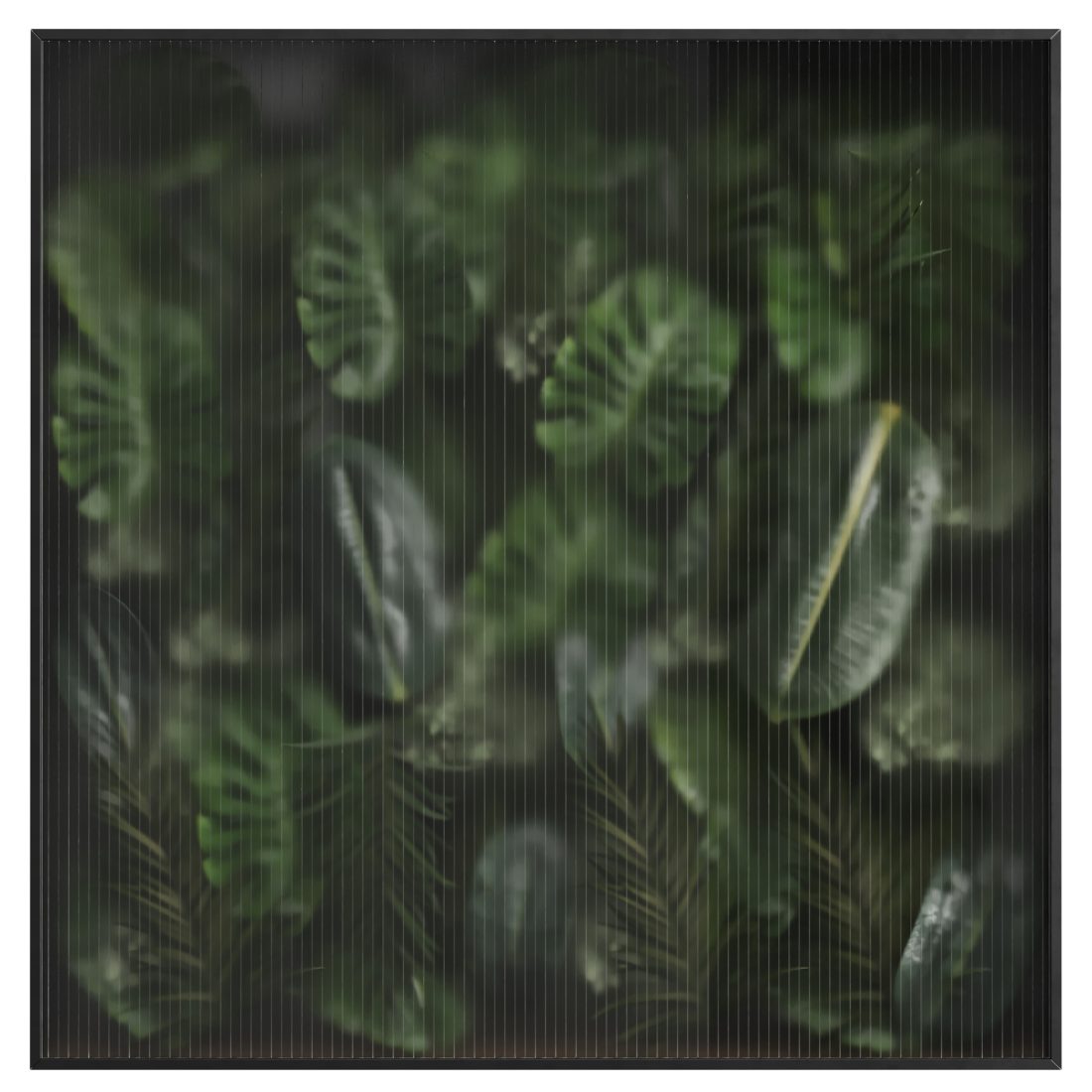 Light Box With Tropical Leaf Garden In Frame Glass 3D Model for VRay ...