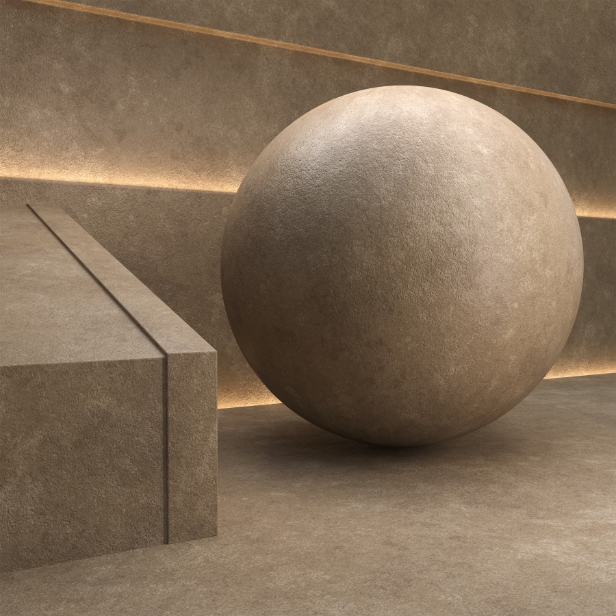 Plaster Material 20 - 3D Model for VRay, Corona