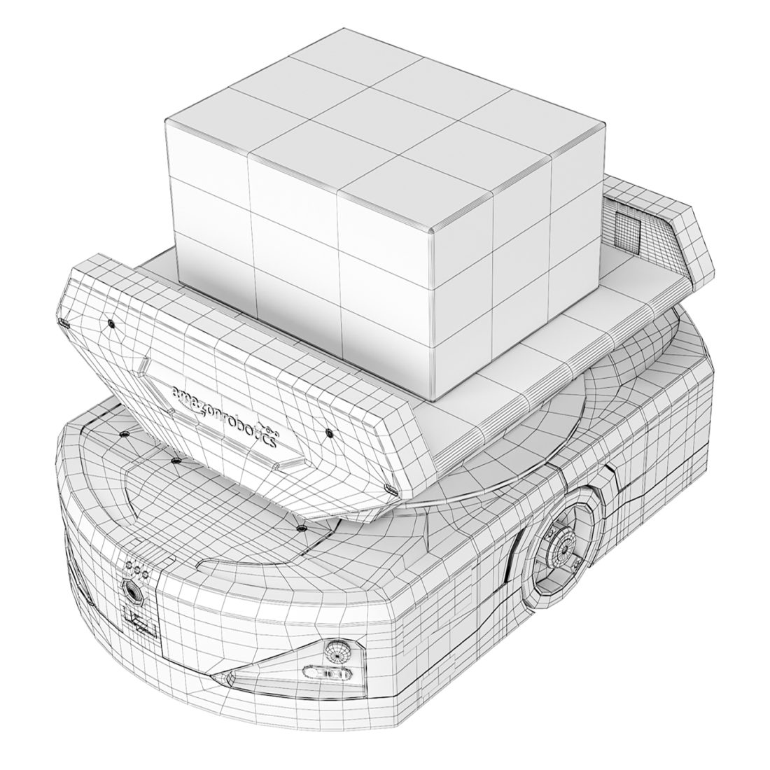 Pegasus Agv Robot - 3D Model for VRay