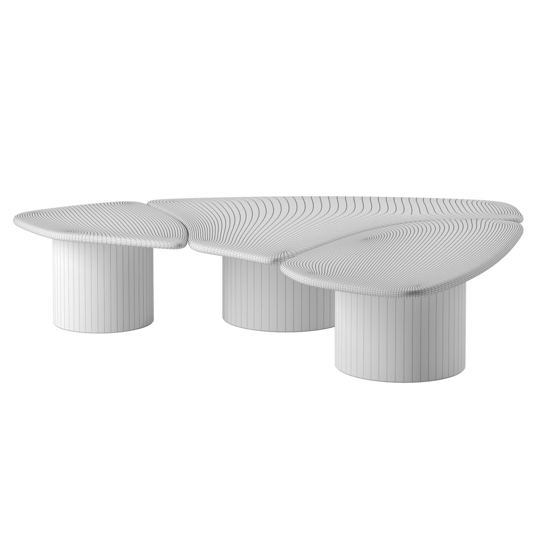 Tectra Coffee Table By Adam Court 3D Model for Corona | CGMood