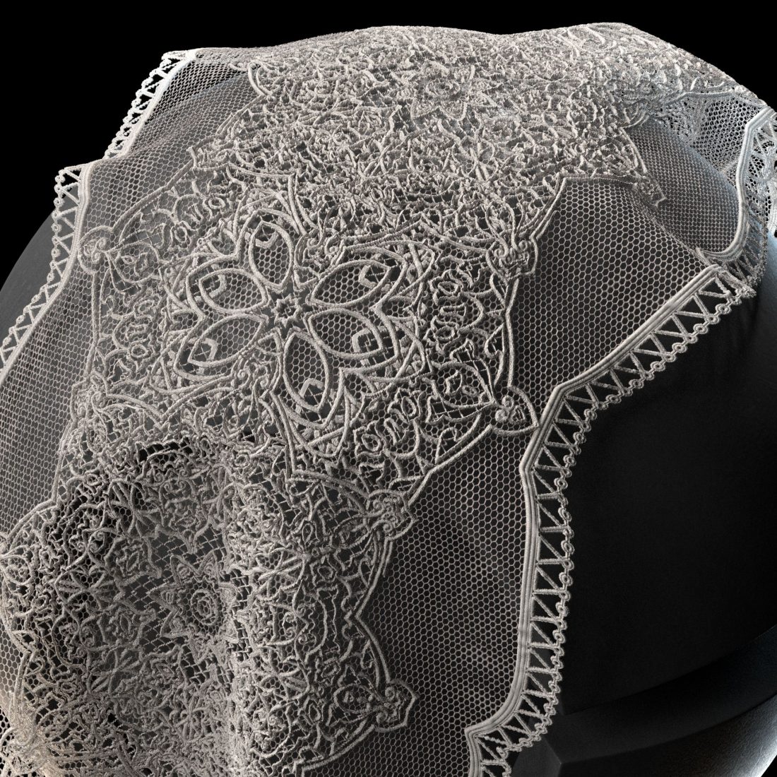 Lace Trim Pbr Materials 03 Texture / PBR Material | CGMood