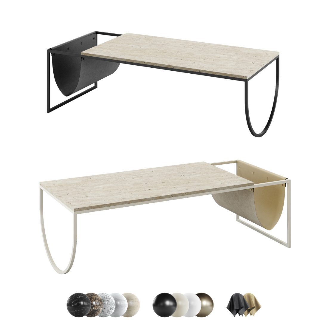 Bolia Coffee Table Piero 3D Model for VRay, Corona | CGMood