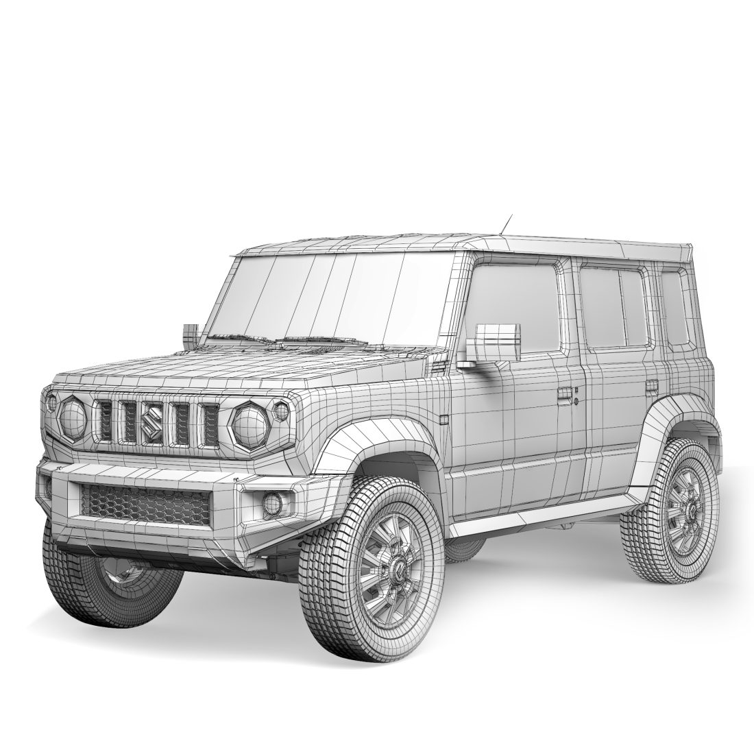 Suzuki Jimny 5-door 2023 - 3D Model for VRay