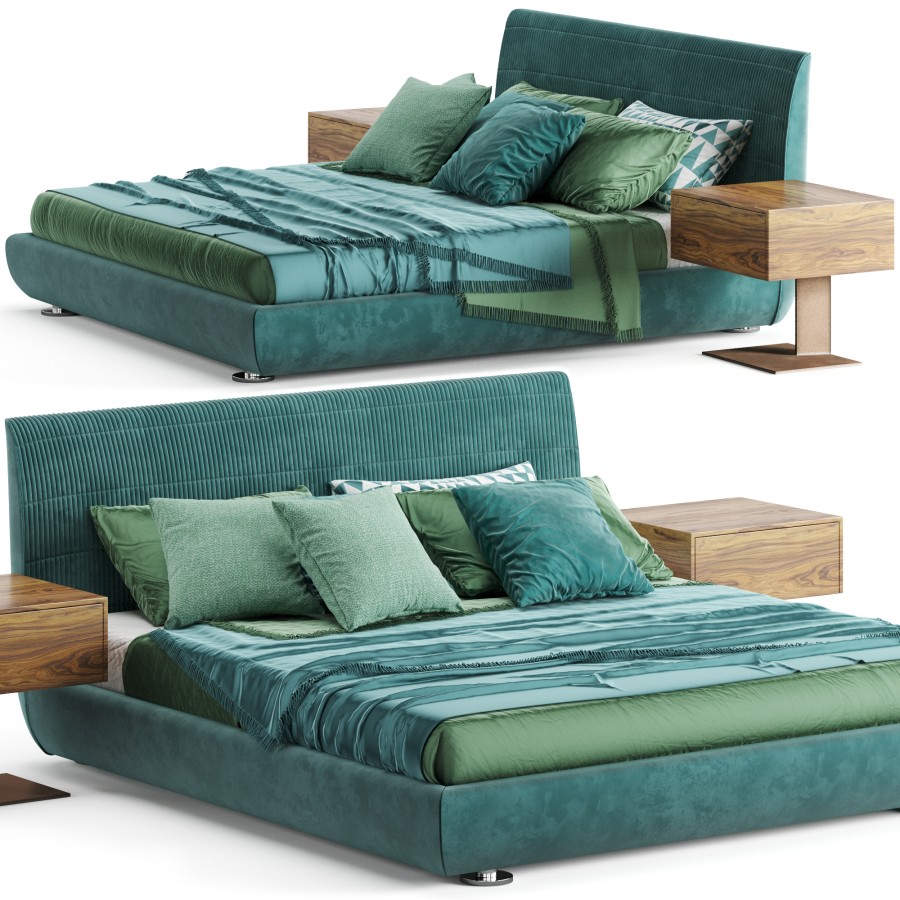 Bonaldo Bloom Bed - 3D Model for VRay, Corona