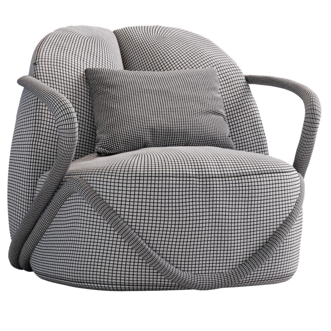 Hug Armchair By Giorgetti 3D Model for Corona | CGMood
