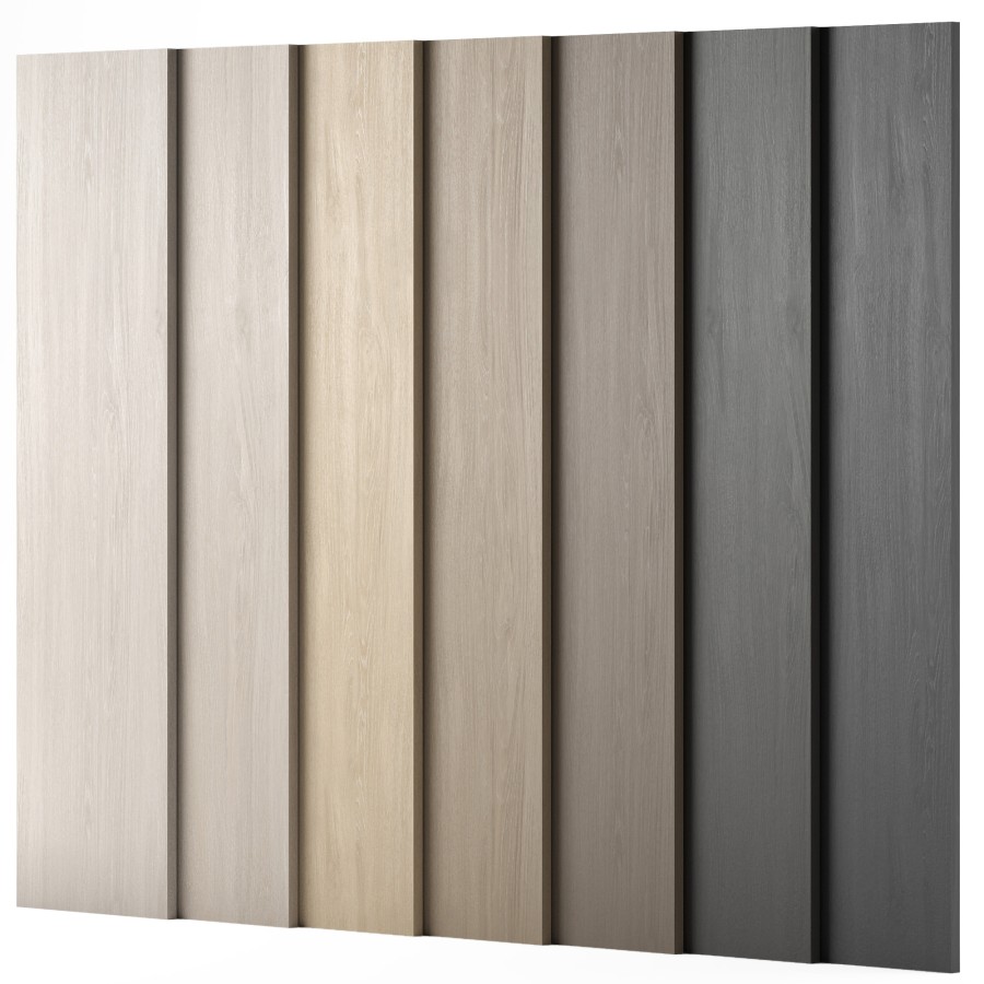 Wood Materials Oak - 7 Colors - Set 03 - 3D Model for VRay, Corona