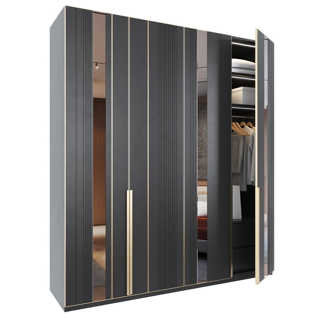 Wardrobe 56 - 3D Model for VRay