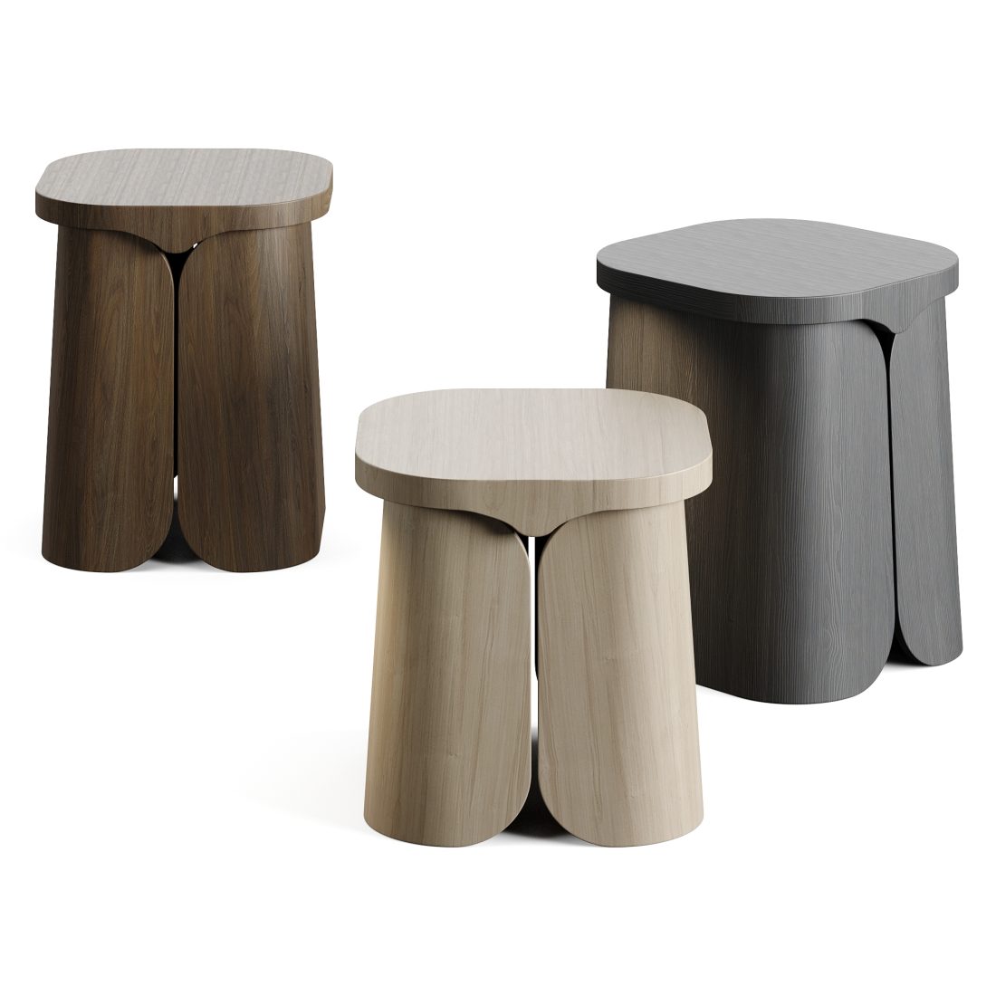 Collection Particuliere Mio Side Table - 3D Model for VRay, Corona