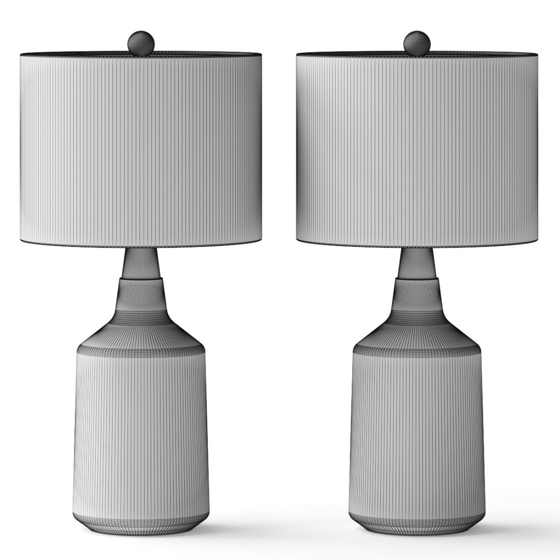 Lulu And Georgia Langley Table Lamp 3D Model for VRay, Corona | CGMood