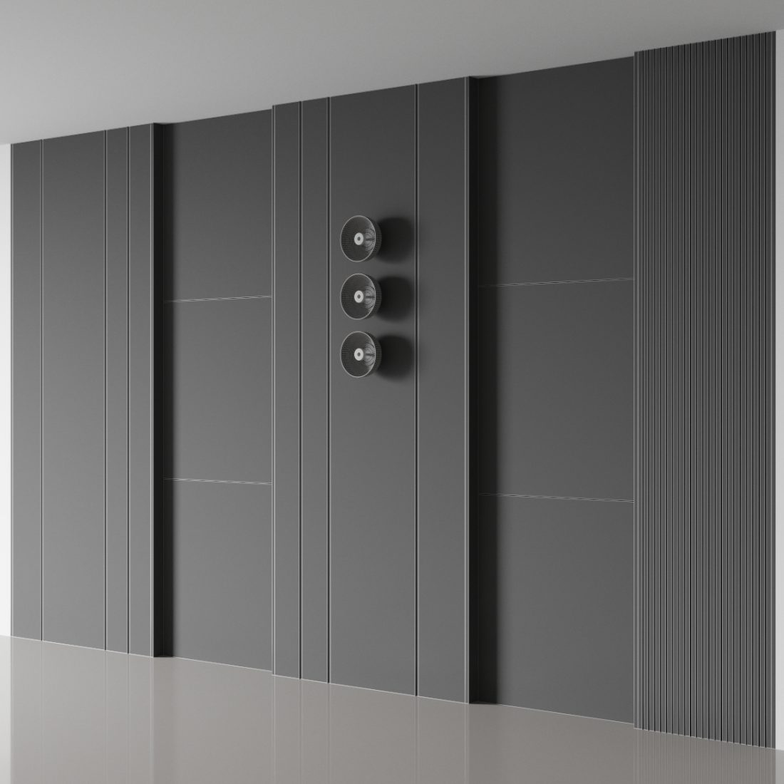 Wall Panel №10 3D Model for VRay | CGMood