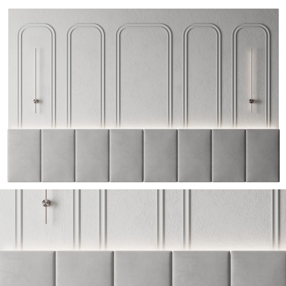 Wall Panel №8 - 3D Model for VRay