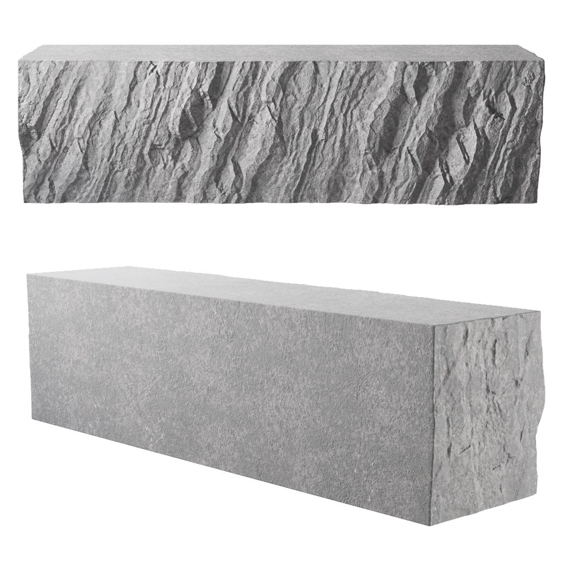 Stone Table №7 - 3D Model for VRay