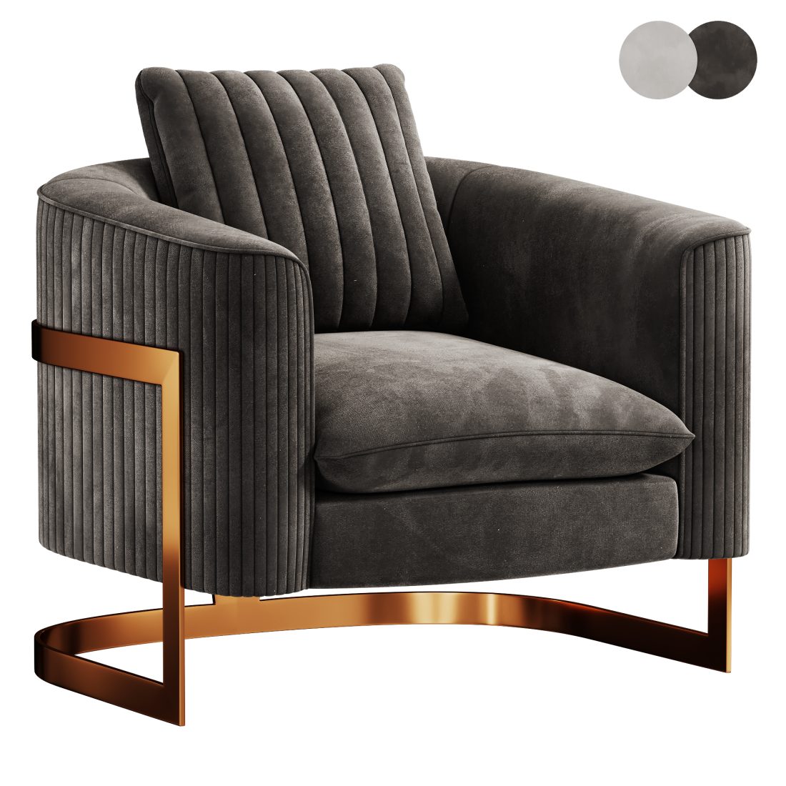 Diamond Sofa Set - 3D Model for VRay, Corona