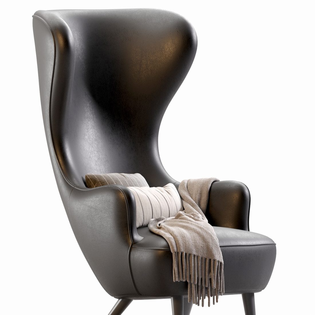 Wingback Chair 3D Model for Corona | CGMood