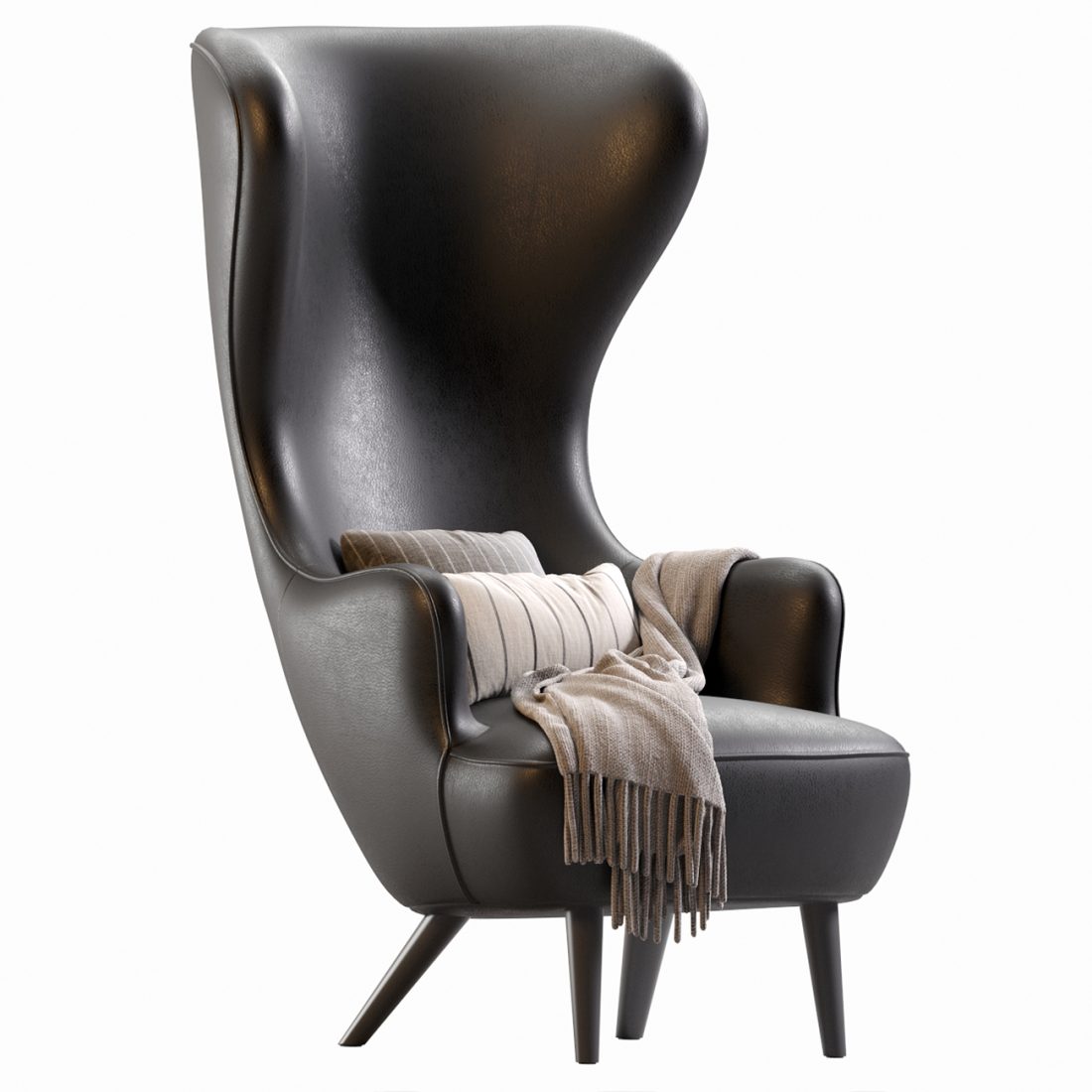 Wingback Chair 3D Model for Corona | CGMood